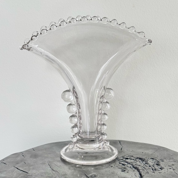 Imperial Glass | Accents | Candlewick Flared Vase By Imperial Glass ...